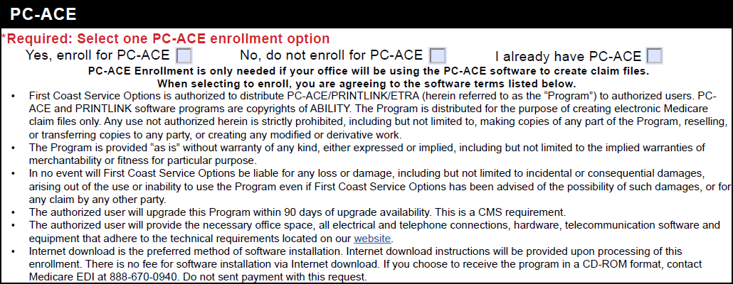Instructions for completing the EDI enrollment form for providers | FCSO Medicare
